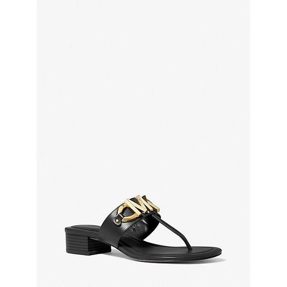 Michael Kors | Shoes | Michael Michael Kors Izzy Logo Embellished ...